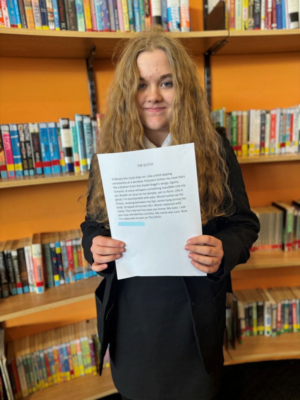 Winner of Young Writers Competition - Springwell Community College